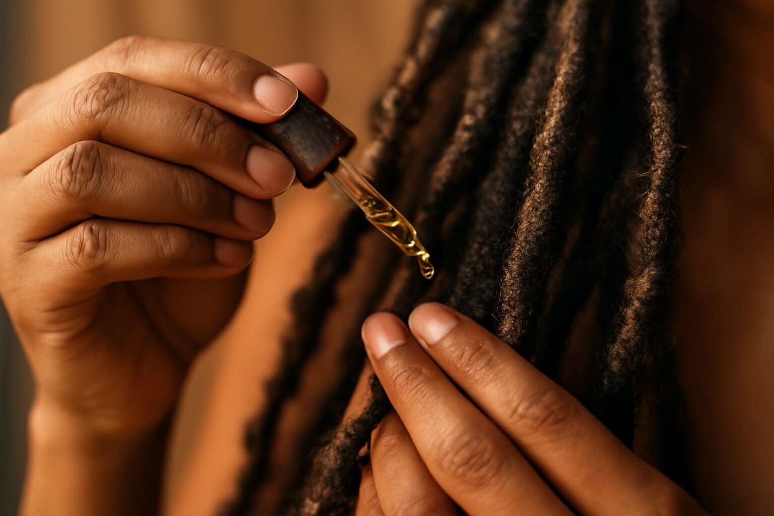 Learn how to oil dreadlocks for shiny, healthy strands - Dreadlocks